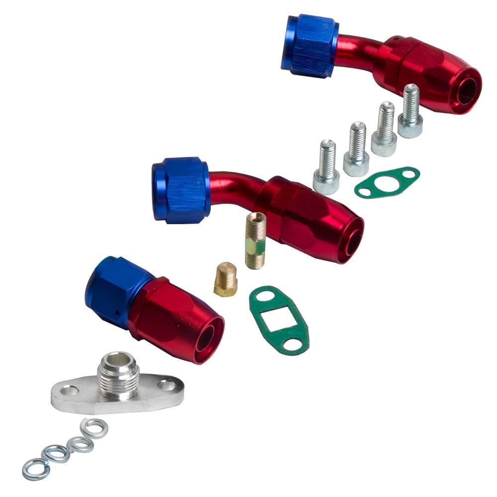 For any 4/6 cylinder engine | Turbo for 1.5 to 2.5L 400+HP | Oil Feed ...